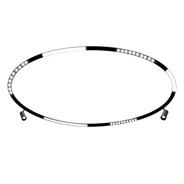 Customized Commercial 48V Arc led magnetic tracking lamp diameter 0.6m ...