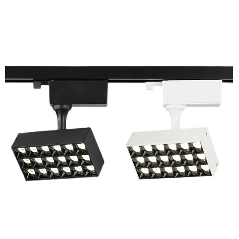 Folding Angle 360° Rotated LED Cob Track Light 20W 40W 60W LEDs Ceiling ...